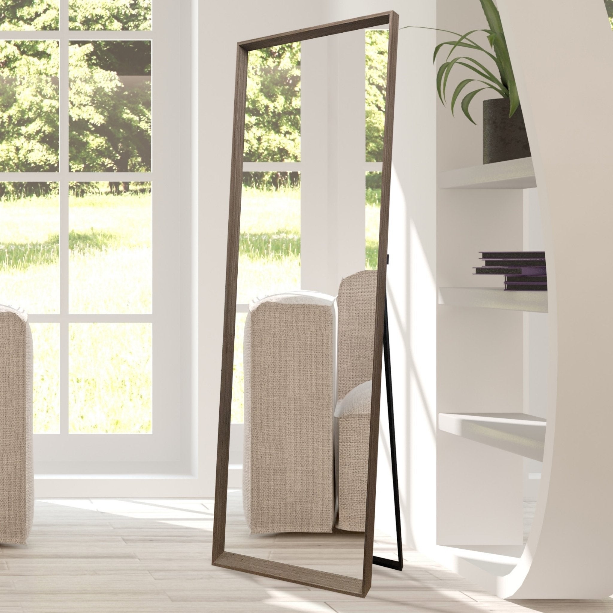 The Holm - Mahogany Mirror – Homekor